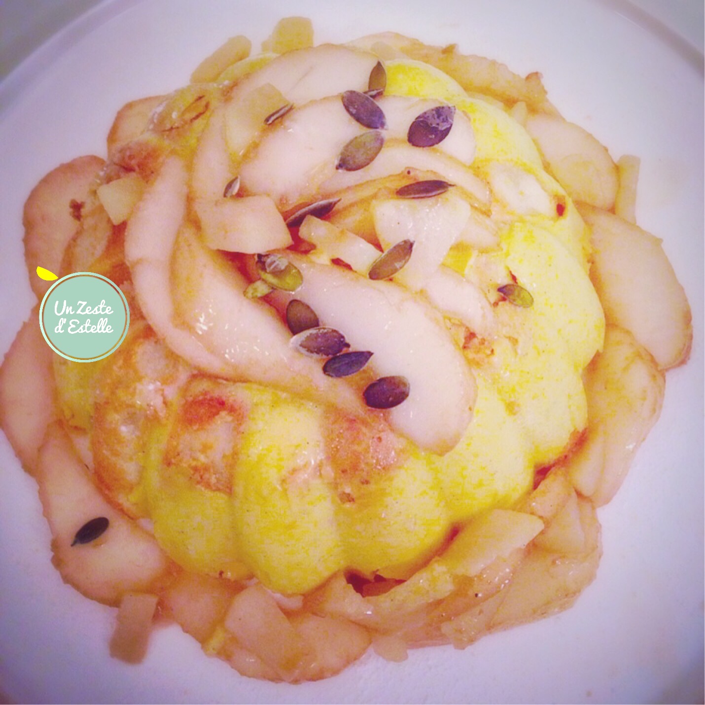 Charlotte poire citron d’Estelle - Un Zeste d'Estelle