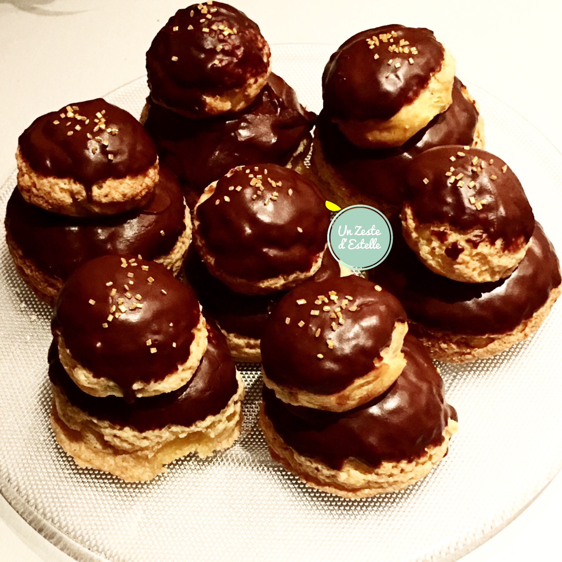 Religieuses au chocolat comme un chef - Un Zeste d'Estelle