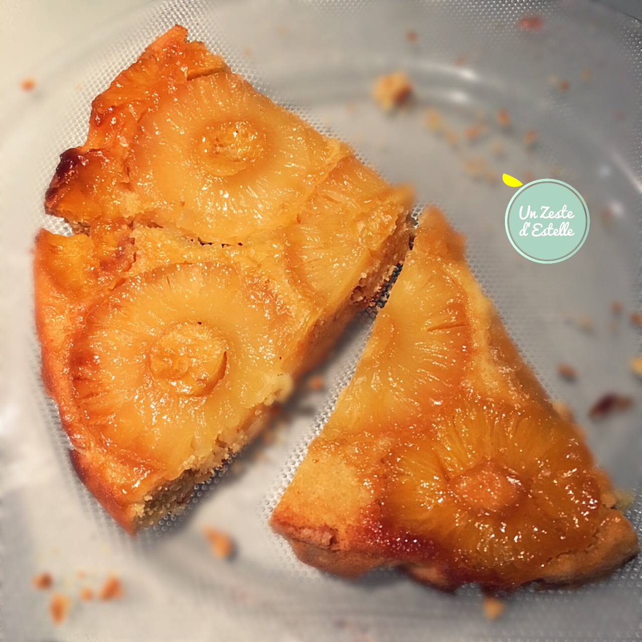 Gâteau à l'ananas caramélisé - Un Zeste d'Estelle