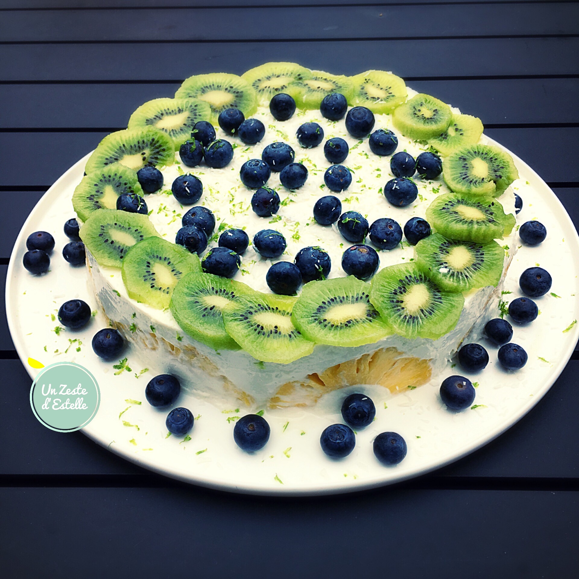 Gâteau blanc de Pâques - Un Zeste d'Estelle