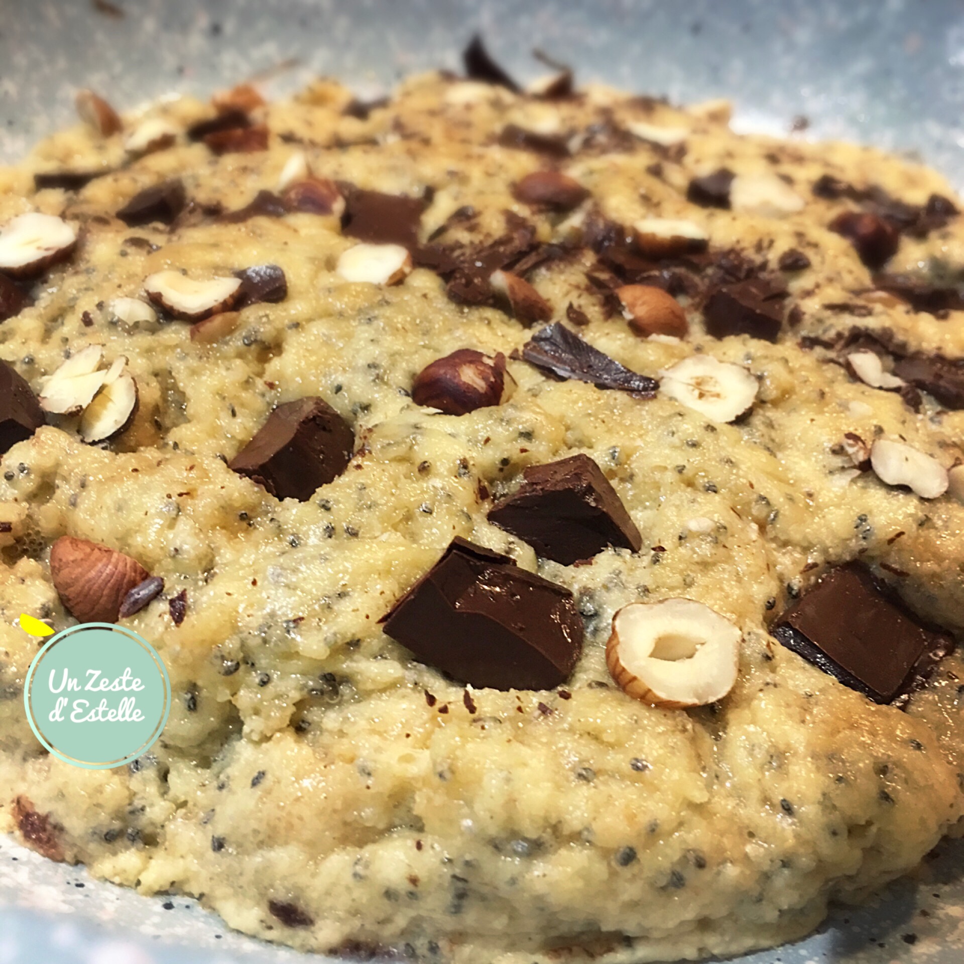 Cookie géant vegan sans four - Un Zeste d'Estelle