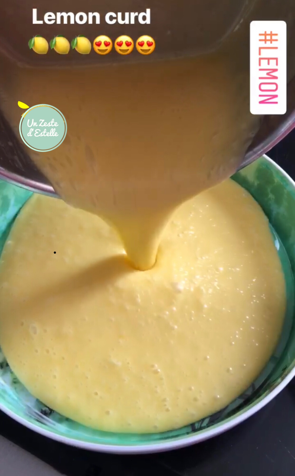 Lemon curd crémeux mais bien ferme - Un Zeste d'Estelle